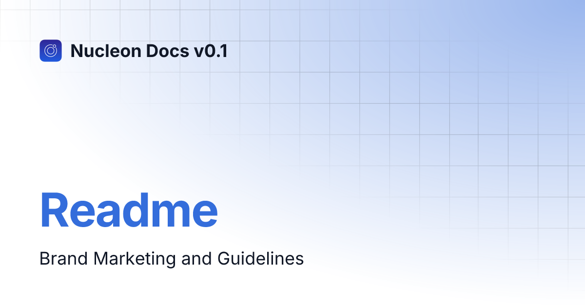 Readme | Nucleon Docs v0.1